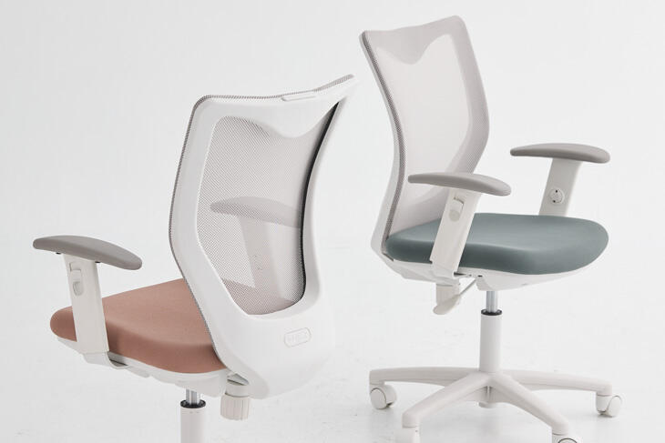 Armless Office Chair for Computer and Conference | Swivel Mesh